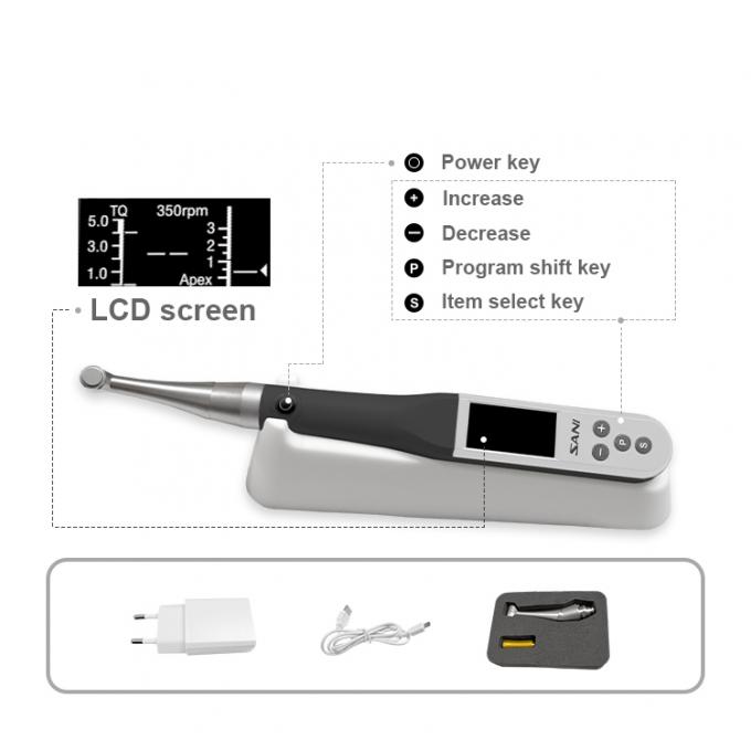 Auto Stop Cordless 1000r/Min Dental Endo Motor For Surgery Root Canal