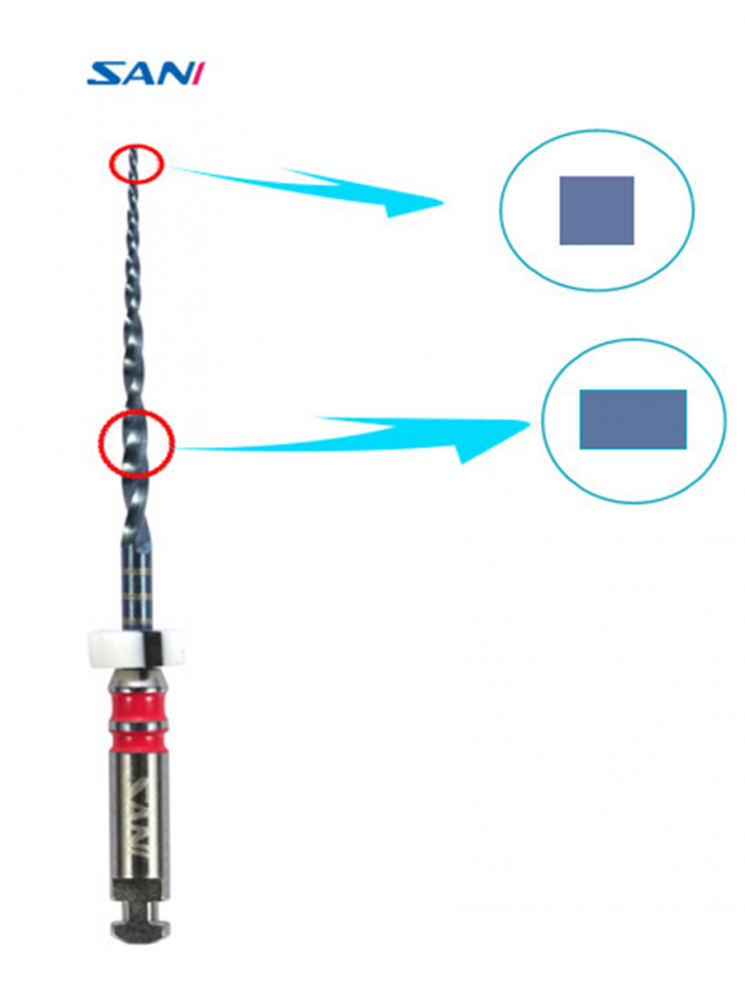 28mm Endodontic Rotary File Systems Stainless Steel Silver
